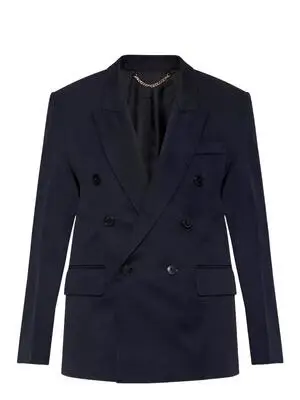 Victoria Beckham Tailored Double-breasted Blazer - Blue