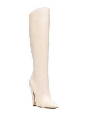 Saint Laurent Knee-high Boots - Neutrals
