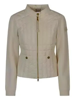 Moncler Quilted Panel Jacket - Neutrals