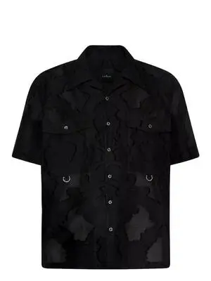 John Richmond Abstract-pattern Shirt - Black