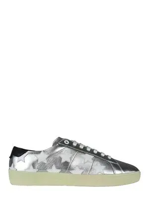 Saint Laurent Court Classic Sneakers - Silver