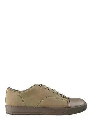 LANVIN Dbb1 Round-toe Suede Sneakers - Brown