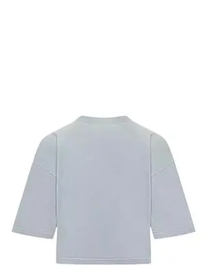 Marni Logo Embroidered T-shirt - Blue