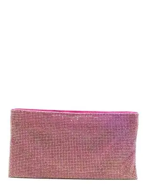 Benedetta Bruzziches Crystal Embellished Shoulder Bag - Pink
