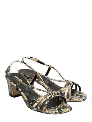 JULIE DEE Strappy Sandals - Neutrals