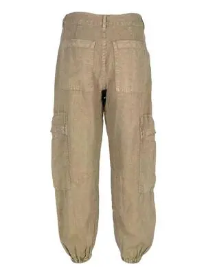 CITIZENS OF HUMANITY Ciela Balloon Tapered Trousers In Beige Linen