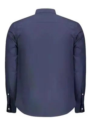 NORTH SAILS Logo-embroidered Long-sleeve Shirt - Blue