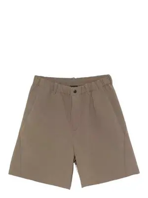GOLDWIN Elasticated Waistband Shorts - Brown