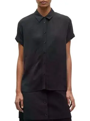 SAMSOE SAMSOE Samsoe Samsoe Short-Sleeve Shirt Black
