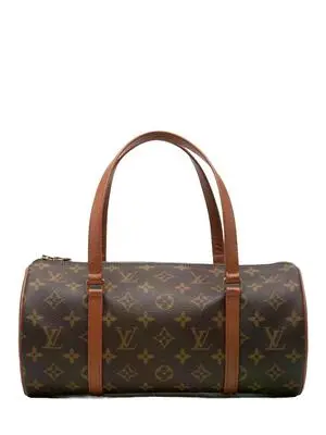 LOUIS VUITTON Monogram Papillon 30 Handbag - Brown