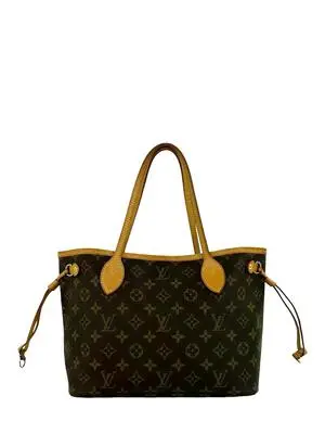 LOUIS VUITTON Monogram Neverfull Mm Tote Bag - Brown