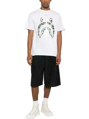 A BATHING APE Camouflage-print T-shirt - Neutrals