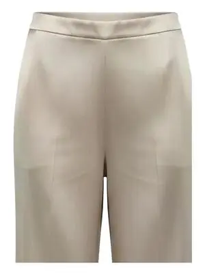BLACK LABEL Black Label Satin Finish Wide Leg Trousers