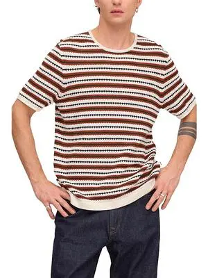 Nn07 Bari Tee - Ivory Multi
