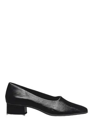 REFORMATION Inez Pumps - Black Eel