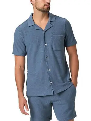 Paige Oliver Sweater Camp Shirt - Lakeside