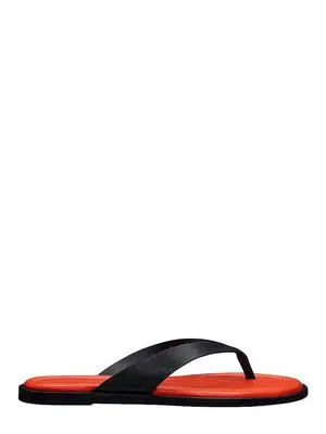 REFORMATION Jessie Thong Sandals - Red/black