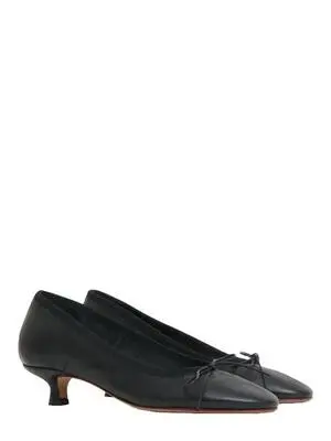 MANSUR GAVRIEL Dance Kitten Heel Pump - Black