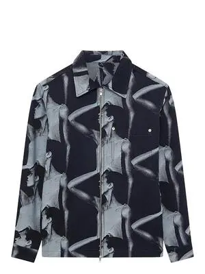 WALES BONNER Wales Bonner Jet Zip Graphic Jacket