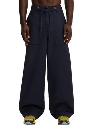 COTTON ON Super Baggy Utility Pant - Washed Navy