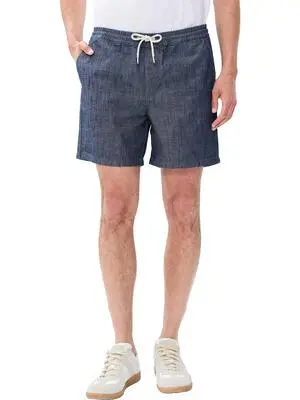 Nn07 Chambray Drawstring Shorts - Medium Rinse
