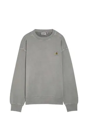 Carhartt Work In Progress Nelson Cotton Sweatshirt - Grey