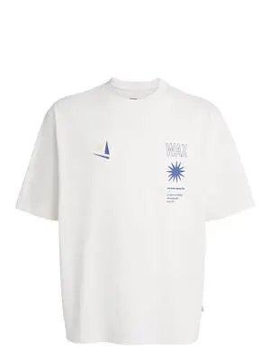 WAX LONDON Cotton Sailing Club Milton T-shirt - White