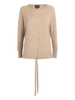 WILLIAM SHARP Cashmere Crystal-embellished Sweater - Brown