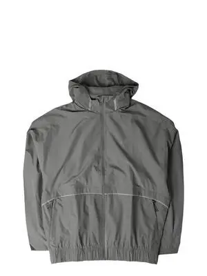 NEW BALANCE Logo Print Hooded Jacket - Grey