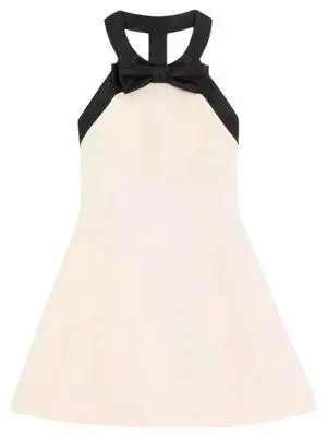Valentino Garavani Crepe Couture Short Dress - Neutrals