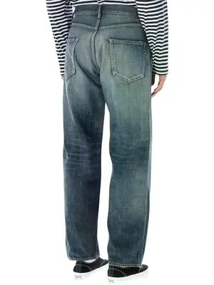 Nanamica Salvage Straight-leg Jeans - Blue