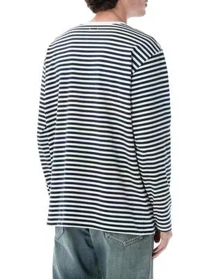 Nanamica Striped Long-sleeve T-shirt - Blue