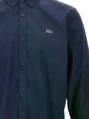 Lacoste Button-down Poplin Shirt - Blue