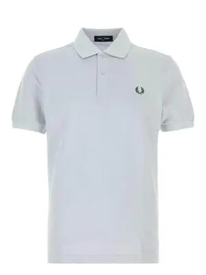 Fred Perry Logo-embroidered Polo Shirt - Blue