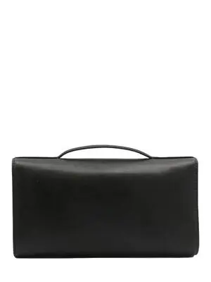 Mulberry Lily Leather Clutch Bag - Black
