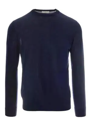 BALLANTYNE Plain-stitch Knit Sweater - Blue