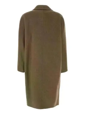DONNA SINHORELLI Ardenne Single-breasted Coat - Brown
