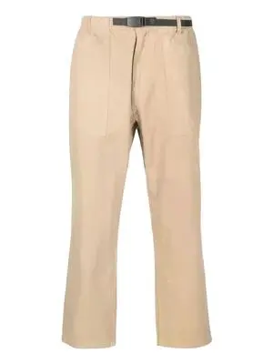 Gramicci Belted Cotton Trousers - Neutrals
