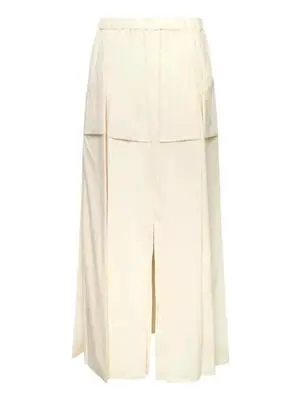 ENFOLD Origami Pleated Skirt - Neutrals