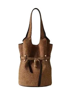 Borbonese Shoulder Bag - Brown