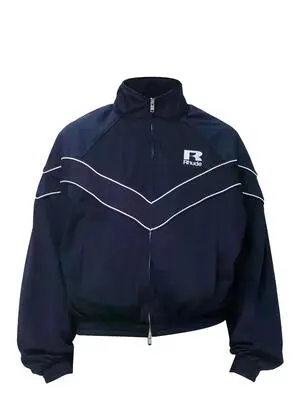 Rhude Logo Print Zip-up Jacket - Blue