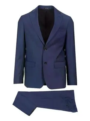 AL DUCA D’AOSTA 1902 Notch-lapel Wool Suit - Blue