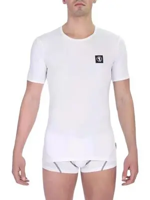 BIKKEMBERGS Logo-patch T-shirt - White