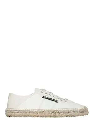 Dolce & Gabbana Dolce & Gabbana Split Lambskin Espadrilles Neutrals