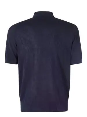 KANGRA Short-sleeve Polo Shirt - Blue