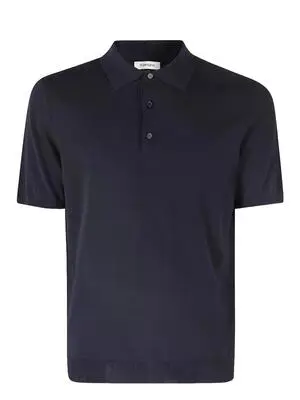 KANGRA Short-sleeve Polo Shirt - Blue