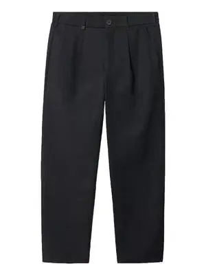 GABBA Gab Napoli 19 Phin Pleated Trousers - Grey