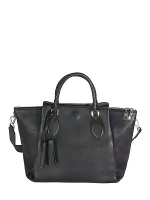 LOUIS VUITTON Monogram Mahina Haumea Leather Tote Bag - Black