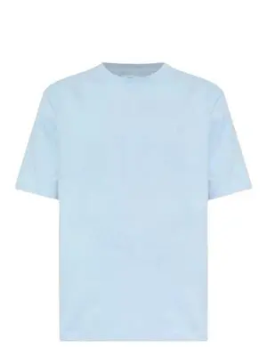 SAMSOE SAMSOE Saotto Logo-embroidered T-shirt - Blue