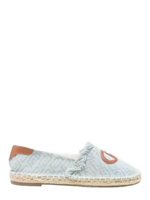 Liu Jo Monogram Print Espadrilles - Blue